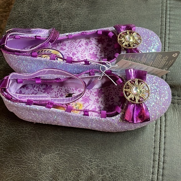 Disney | Shoes | Disney Rapunzel Shoes 23 Yth Nwt Costume Kids Tangled ...